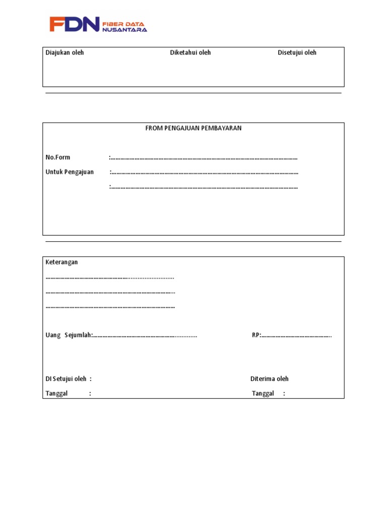 form pengajuan | PDF