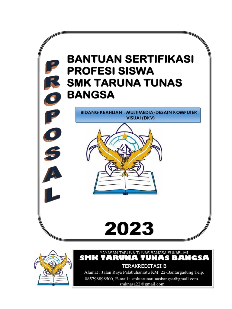 Proposal Fasilitas Sertifikasi Siswa SMK TTB 2023 | PDF