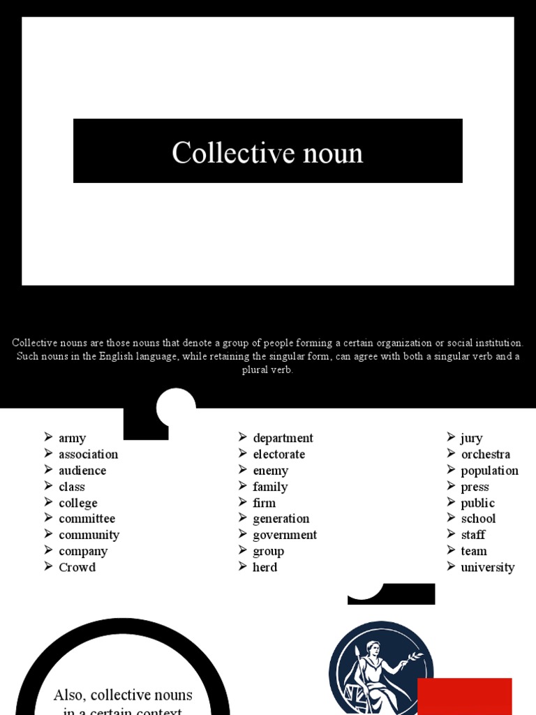 Collective Nouns | PDF | Grammatical Number | Plural