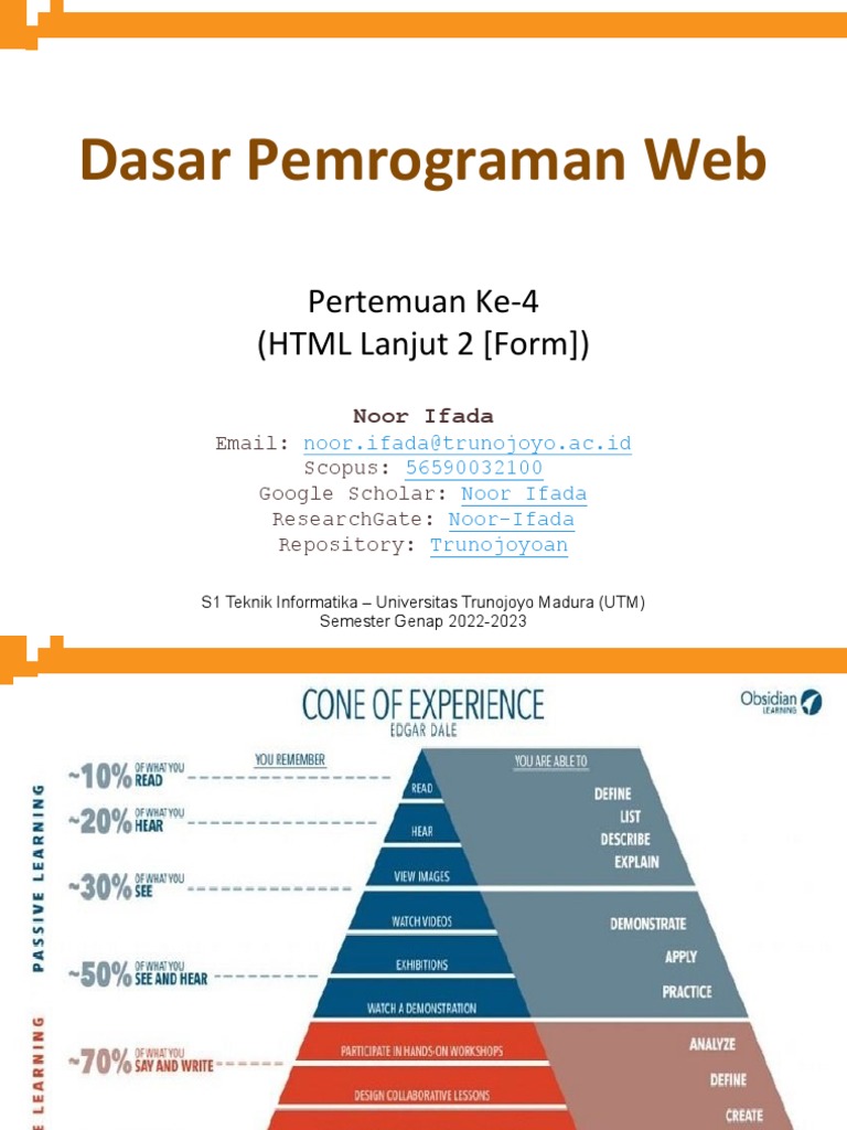 DPW2022-2 04+ (HTML+Lanjut+2+ (Form) ) Lecture+note | PDF