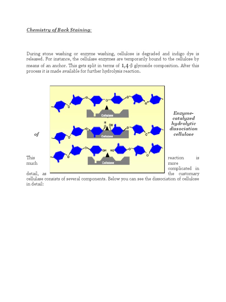 Chemistry of Back Staining and Anti-Back Staining Agents | PDF ...