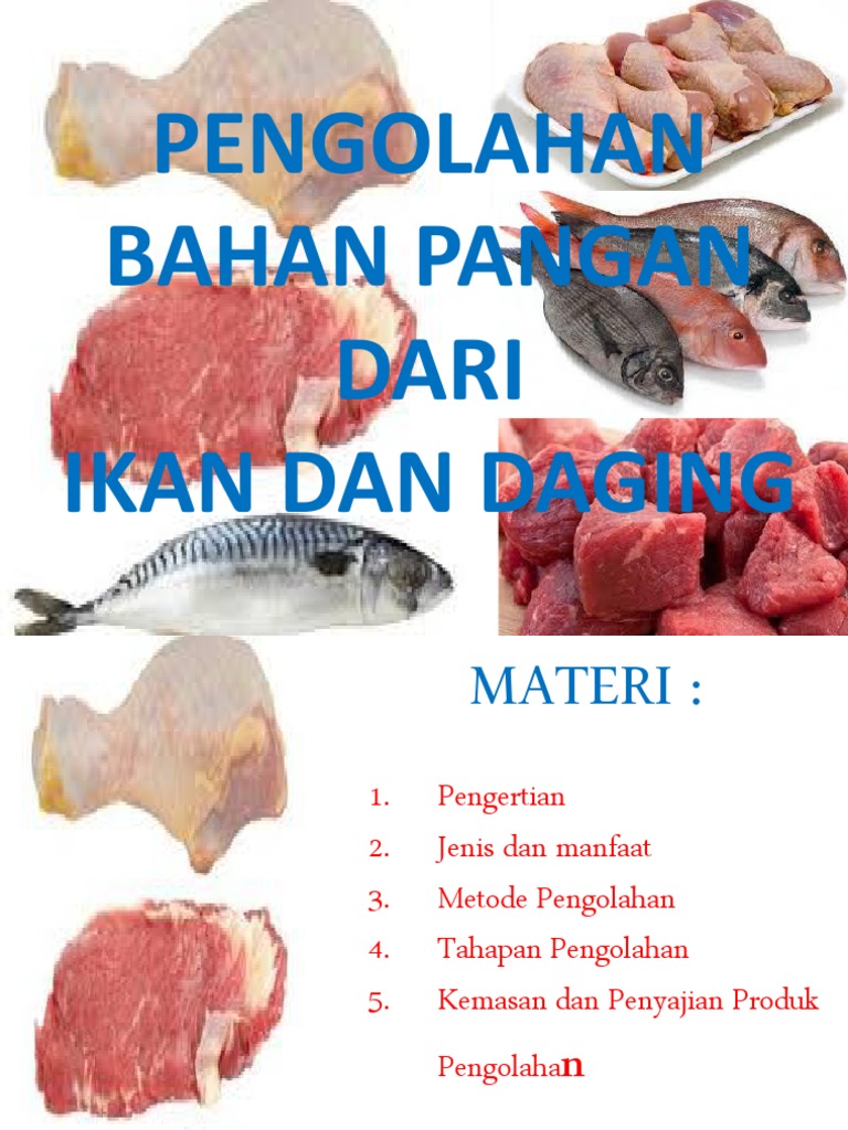 Pengolahan Daging Dan Ikan New | PDF