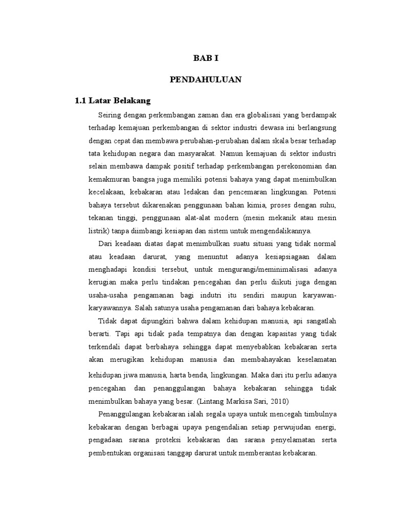 BAB 1,2 PKL | PDF