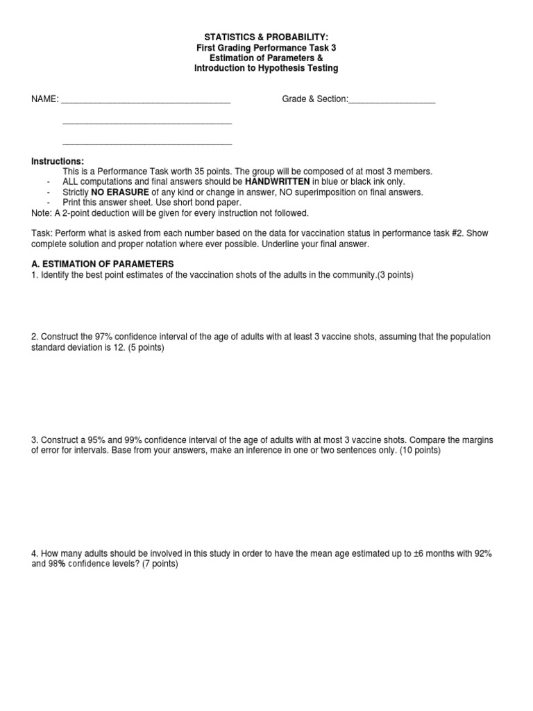 Statistics PT3 | PDF