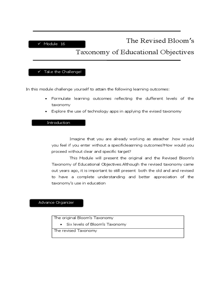 Module | PDF | Learning | Metacognition