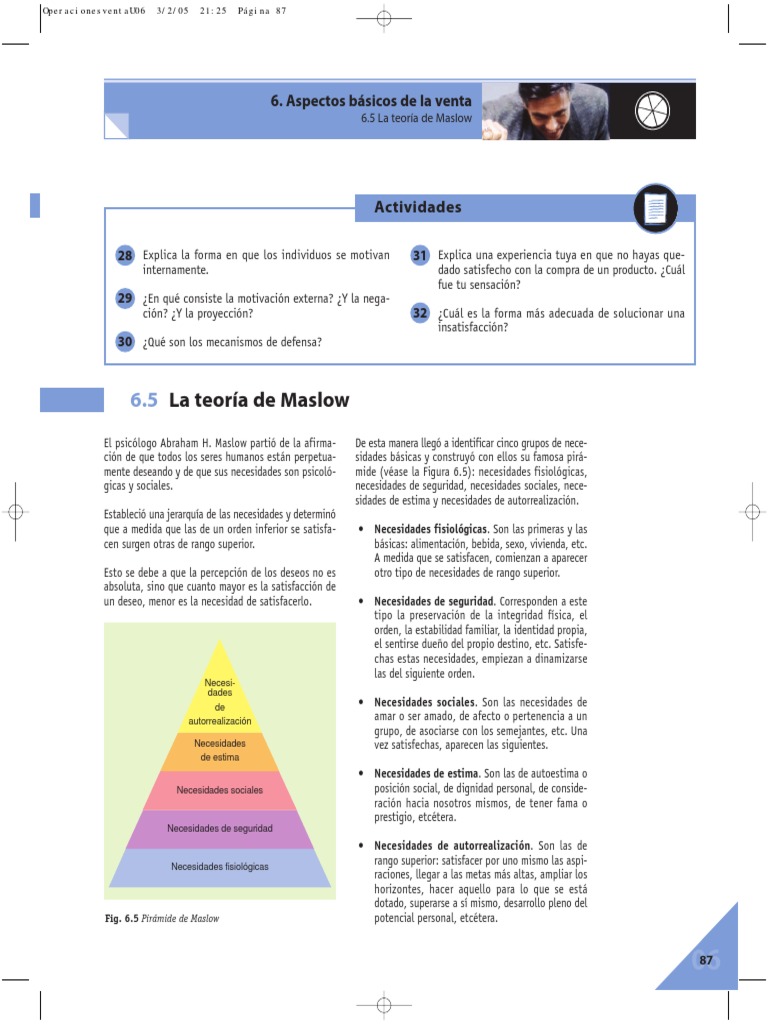 La Teoria de Maslow | PDF | Ciencias del comportamiento | Conceptos psicologicos