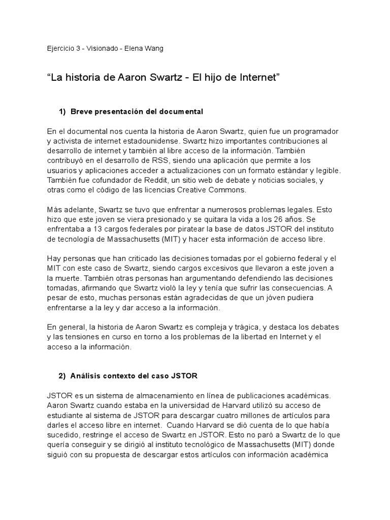Aaron Swartz | PDF