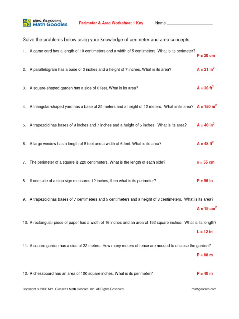 Math Worksheet Viewer - Math Goodies | PDF