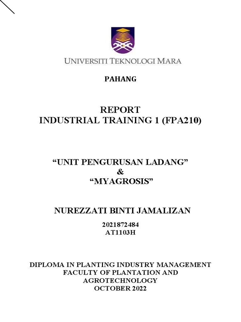 Template Final Report Fpa210 - Anisah | PDF | Topsoil | Pineapple