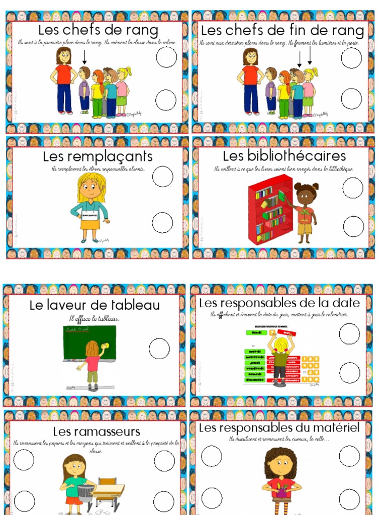 Responsabilités des élèves en classe | PDF