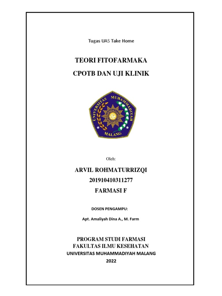 F - 2019-277 - Arvil Rohmaturrizqi - Uas Bu Dina PDF | PDF