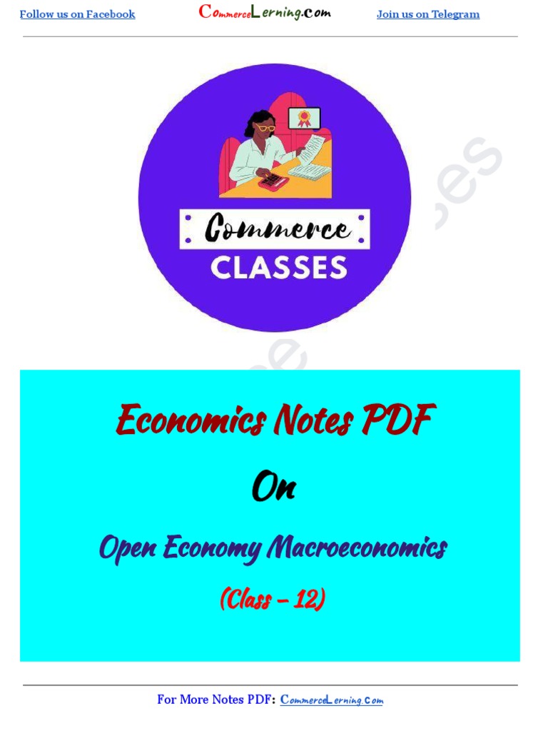 Open Economy Macroeconomics Notes | PDF | Exchange Rate | Balance Of ...