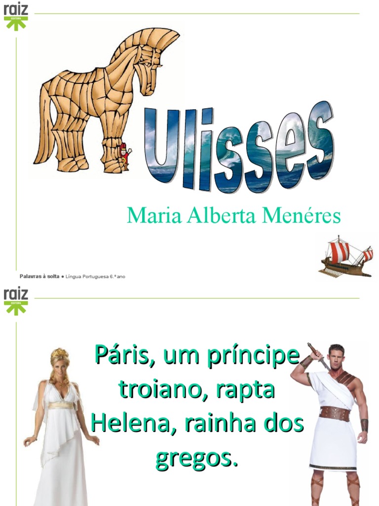 Ulisses PowerPoint | PDF | Ulisses | Helena de Troia