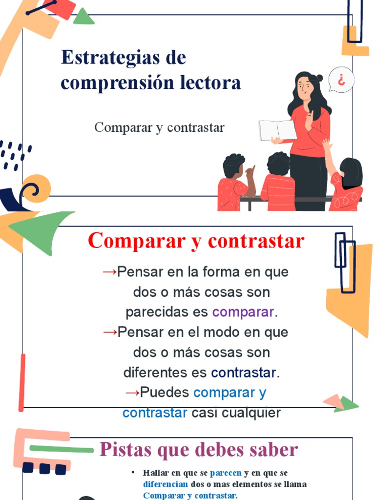 Comprension Lectora Comparar y Contrastar | PDF