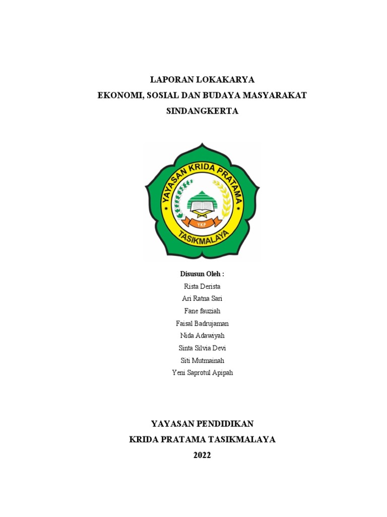 LAPORAN LOKAKARYA Ypi kp2 | PDF