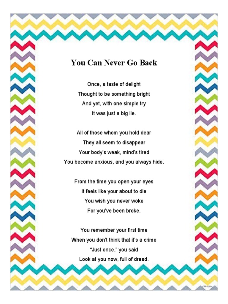 You Can Never Go Back | PDF