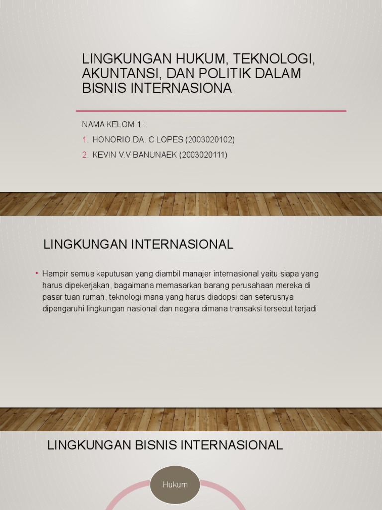 Ppt Bisnis internasional | PDF