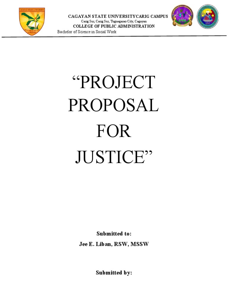 Project Proposal For Justice Jenny D. Zinampan | Download Free PDF ...