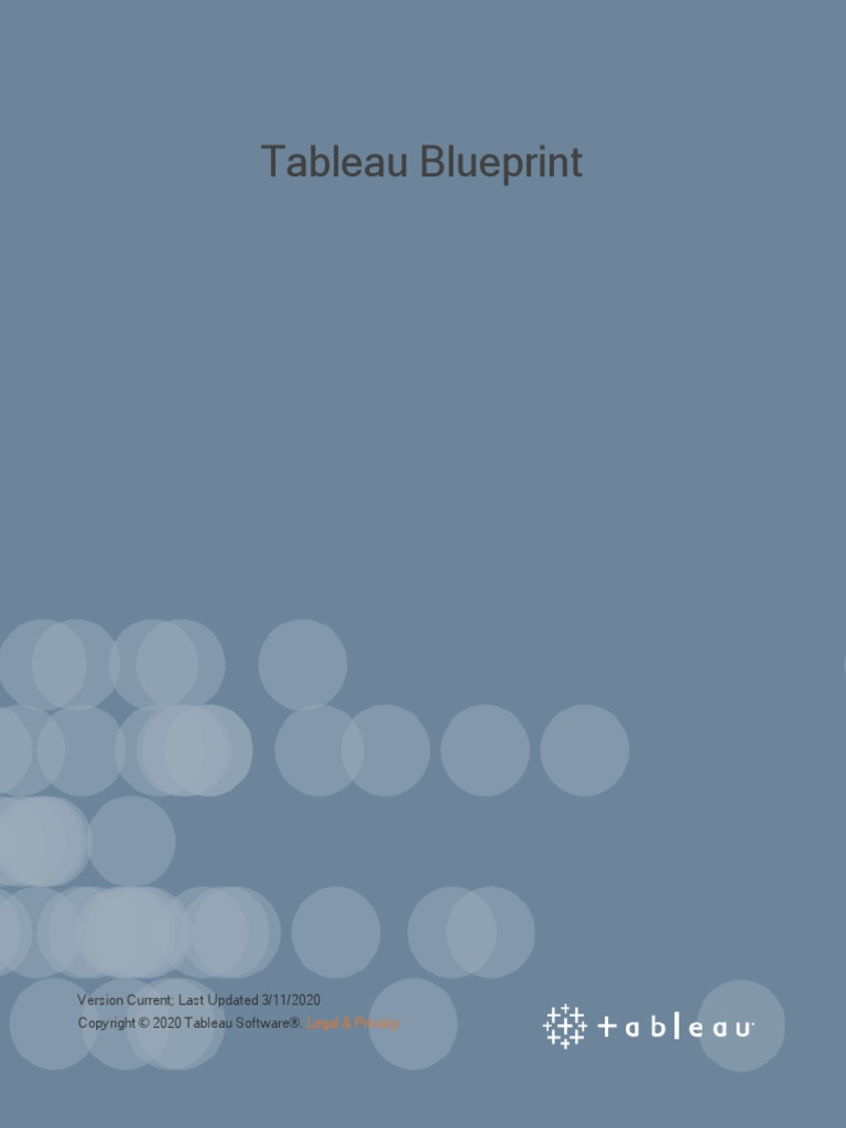 Tableau Blueprint | PDF | Analytics | Governance