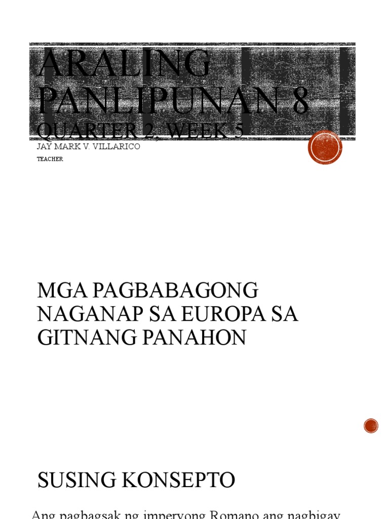 Ap Lesson Grade 8 | PDF