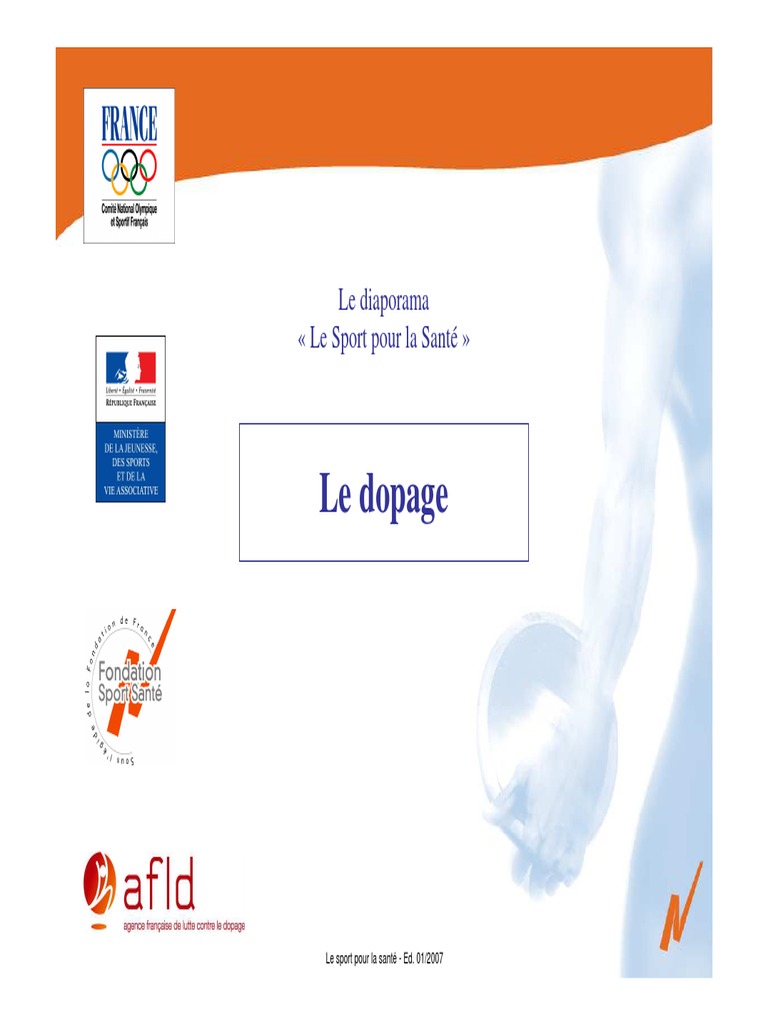 Lutte contre le dopage dans le sport | PDF | Dopage (sport) | Des sports