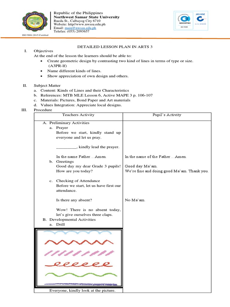 DetailedLessonPlan (Grade 3) | PDF