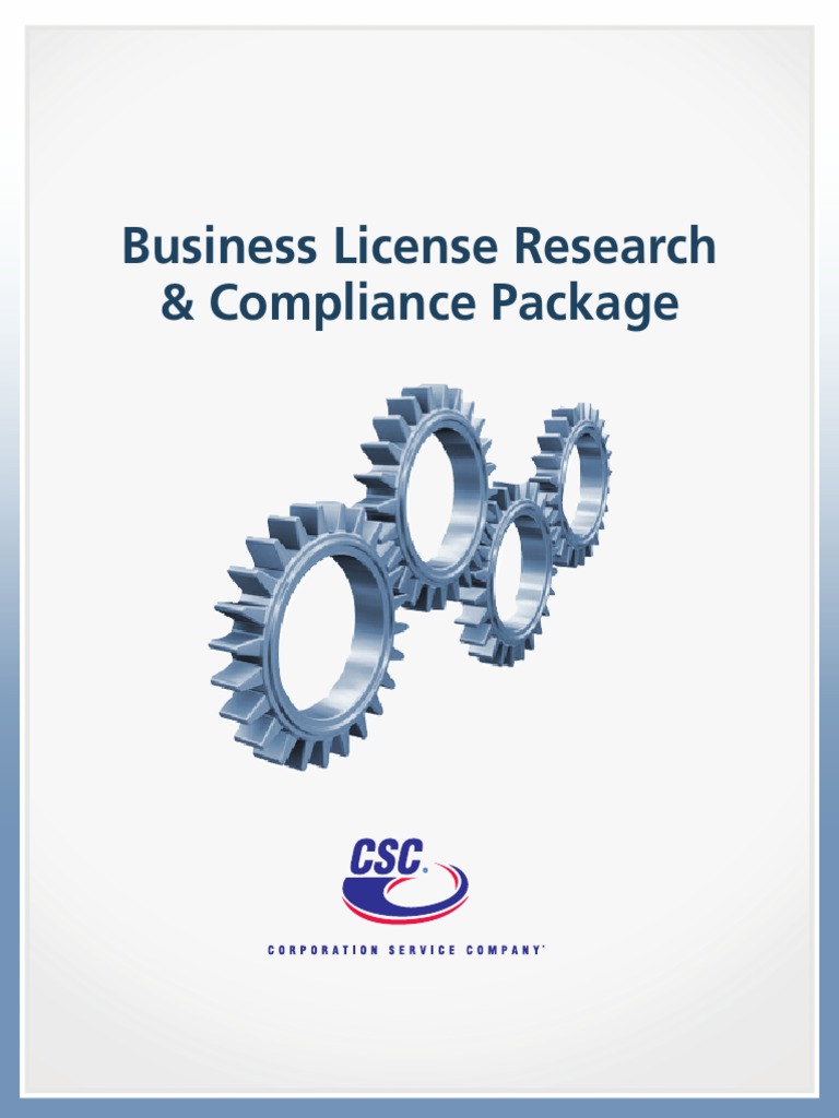 CSC License Brochure | PDF | License | Copyright