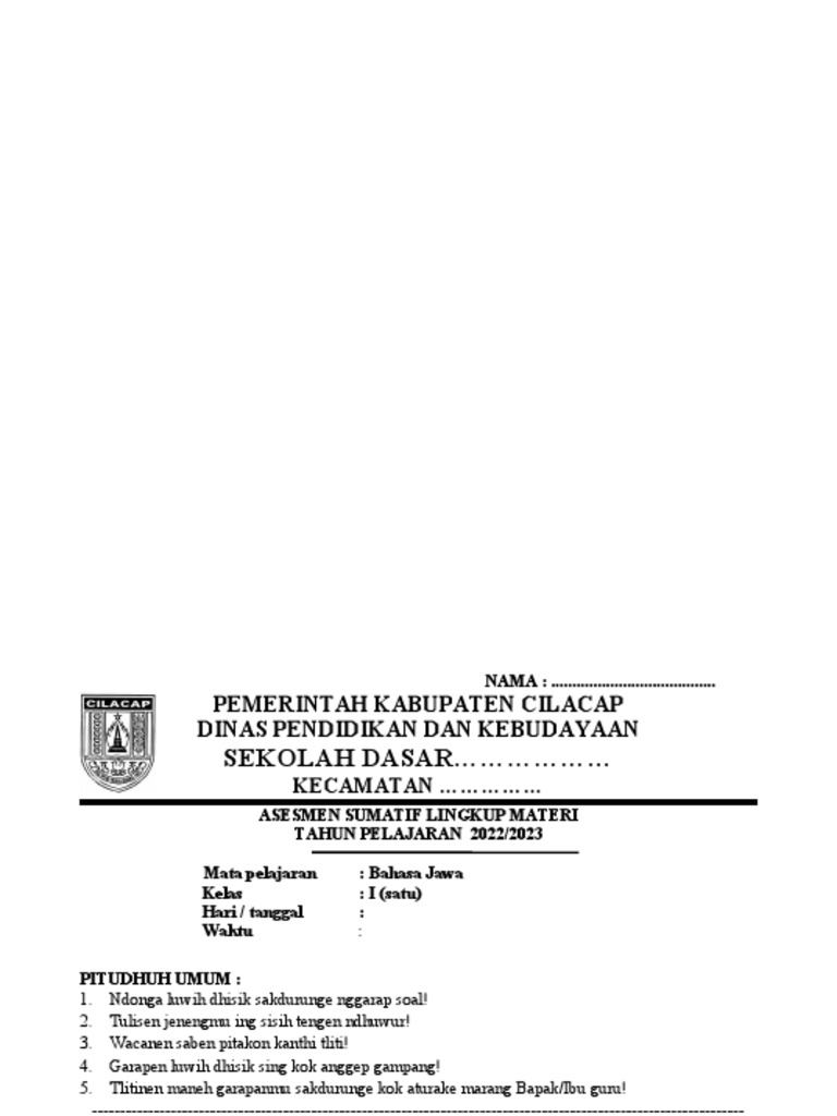 BHS Jawa KLS 1 | PDF