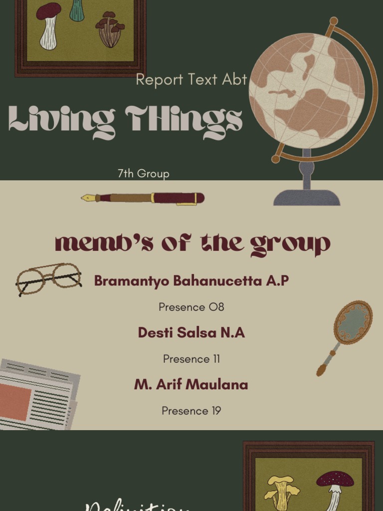 Living Things & Non - Living Things | PDF | Linguistics | Cognitive Science