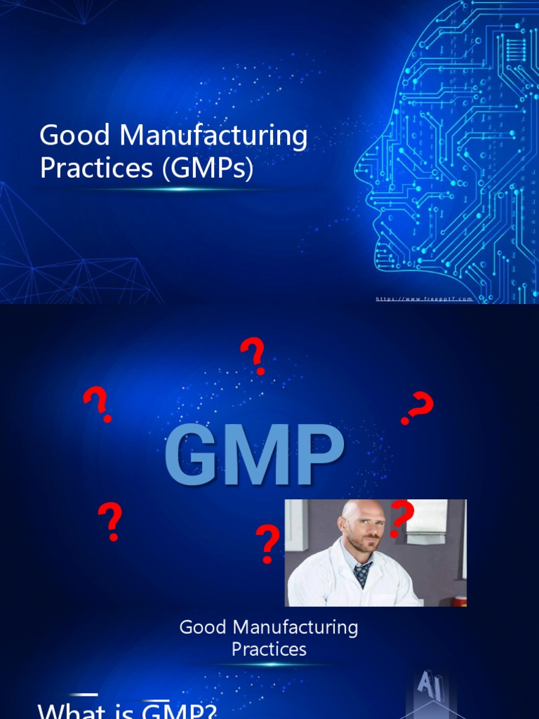 Good Manufacturing Practices GMP | PDF