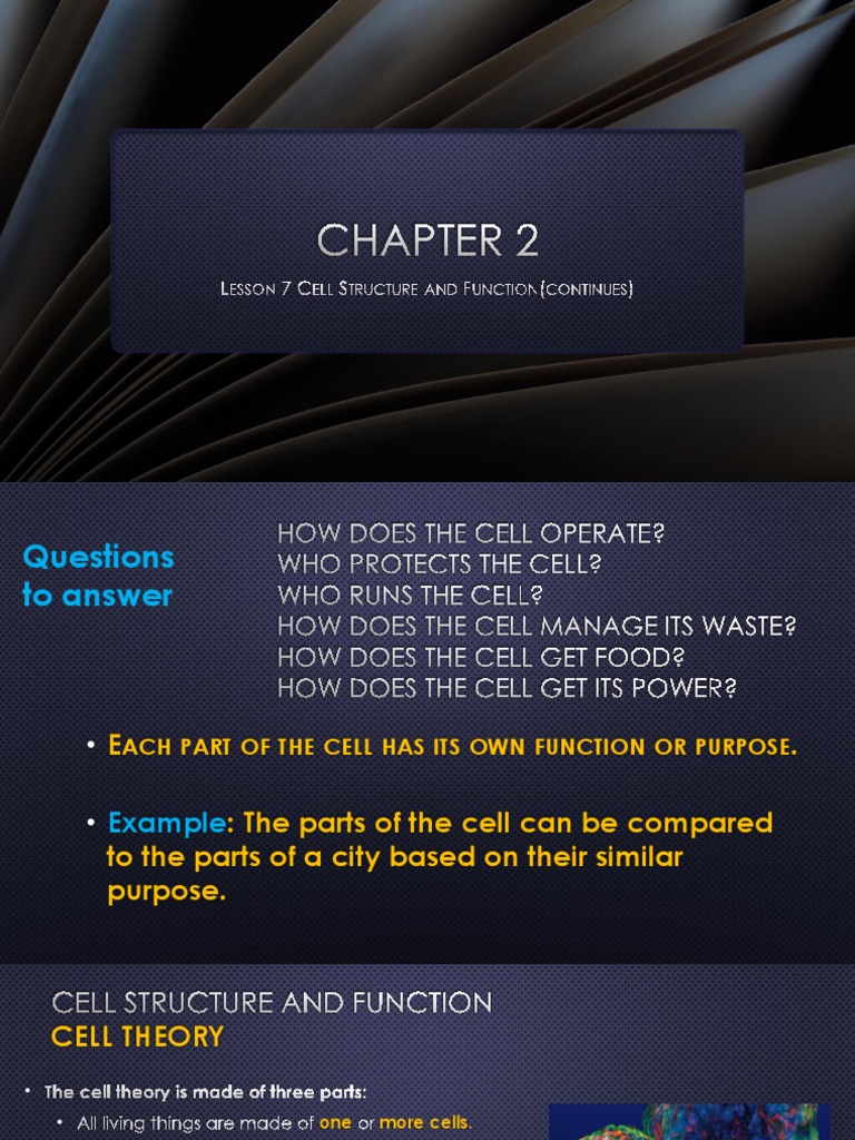 Chapter 2 Cells Lesson 7 | PDF | Cell (Biology) | Endoplasmic Reticulum