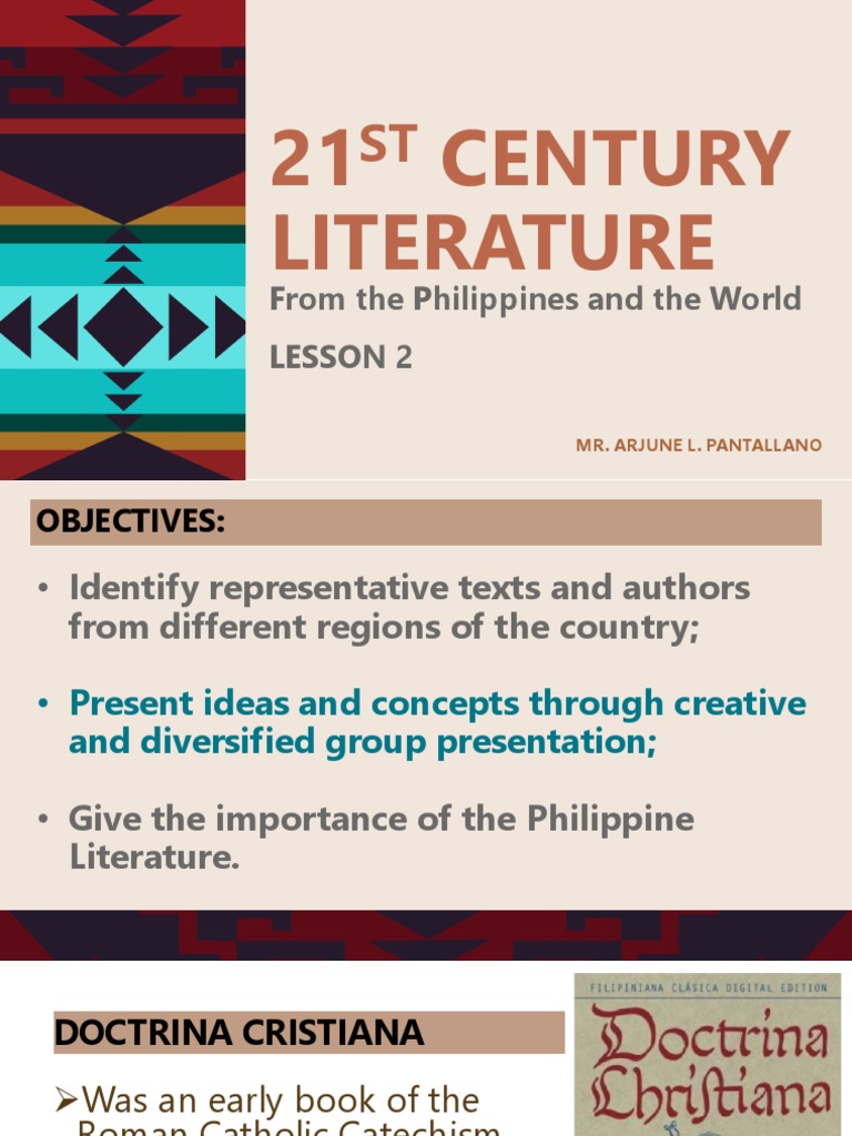 Lesson 2 (Representative Texts and Authors From Each Regions) | PDF ...