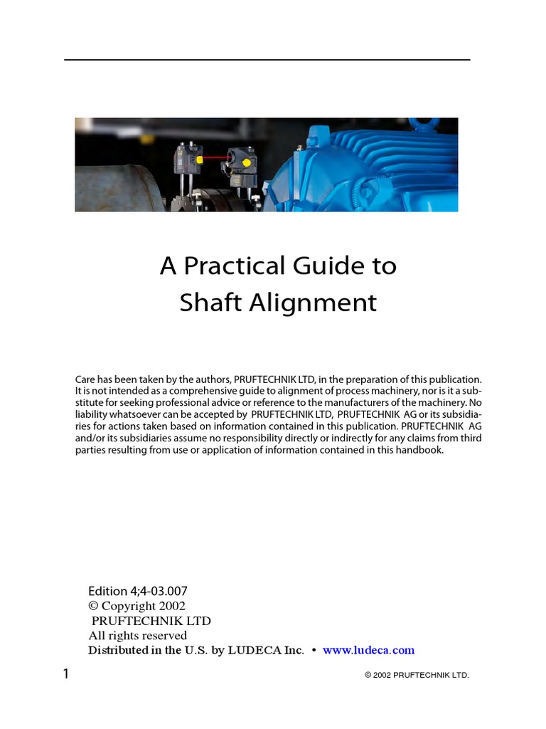 A Practical Guide To Shaft Alignment | PDF | Bearing (Mechanical) | Engineering Tolerance