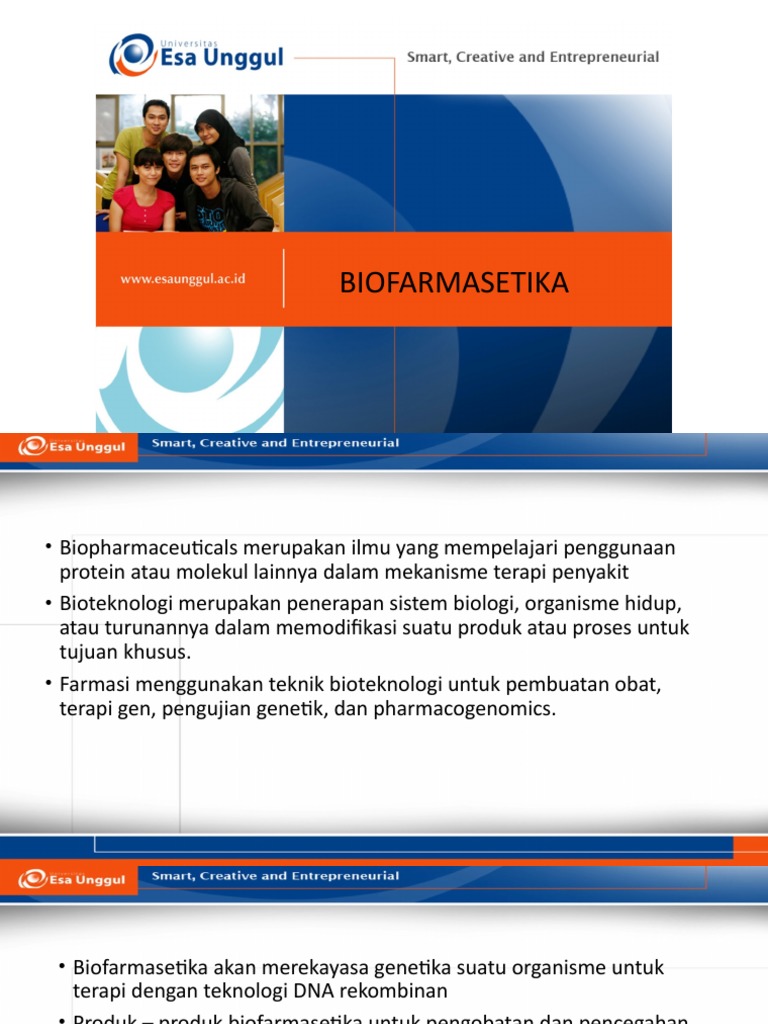 Biofarmasetika: Terapi Gen dan Antibiotik | PDF