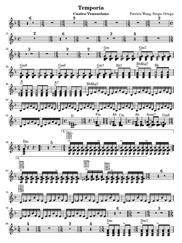 Patricio Wang Sergio Ortega Temporía | PDF