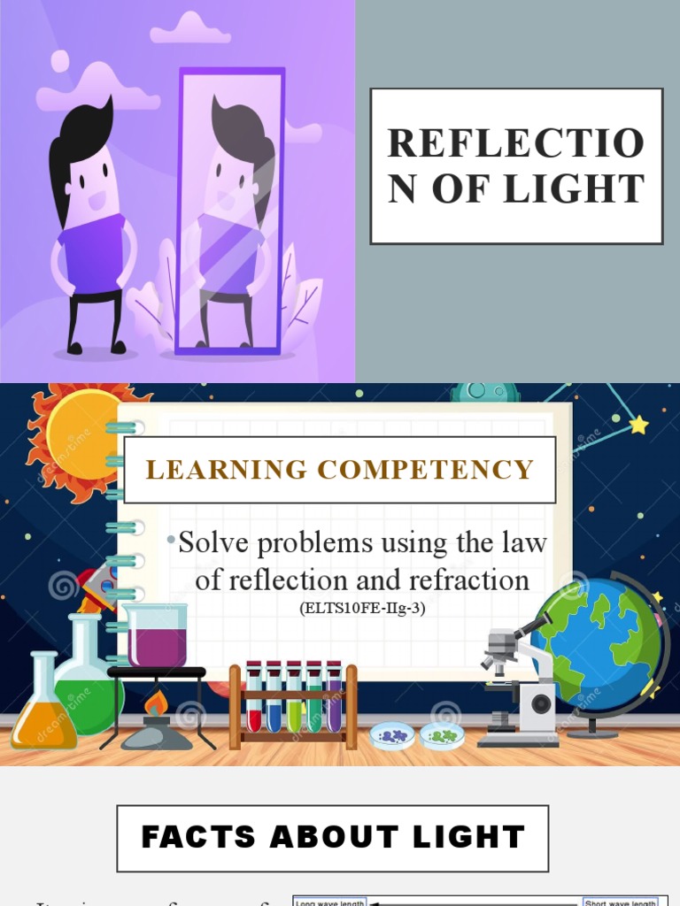 Reflection of Light 1 | PDF | Reflection (Physics) | Mirror