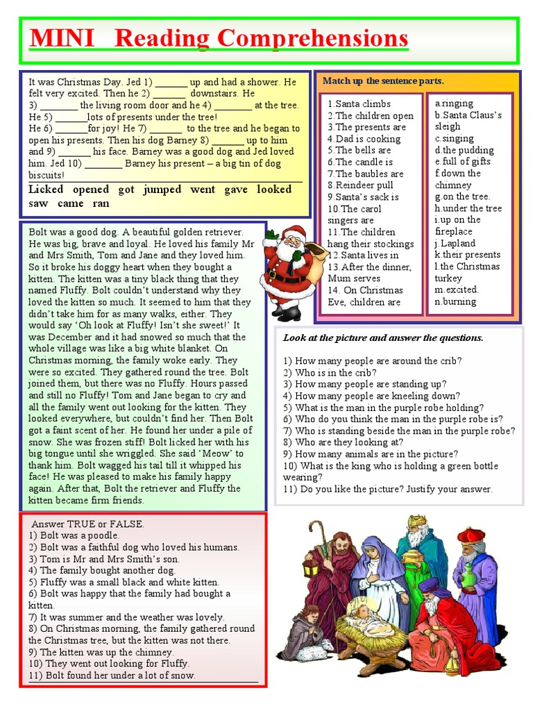 Christmas Day Story and Activities | PDF