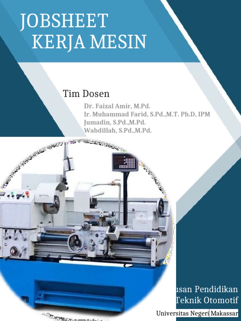 Jobshet Kerja Mesin - Merged | PDF