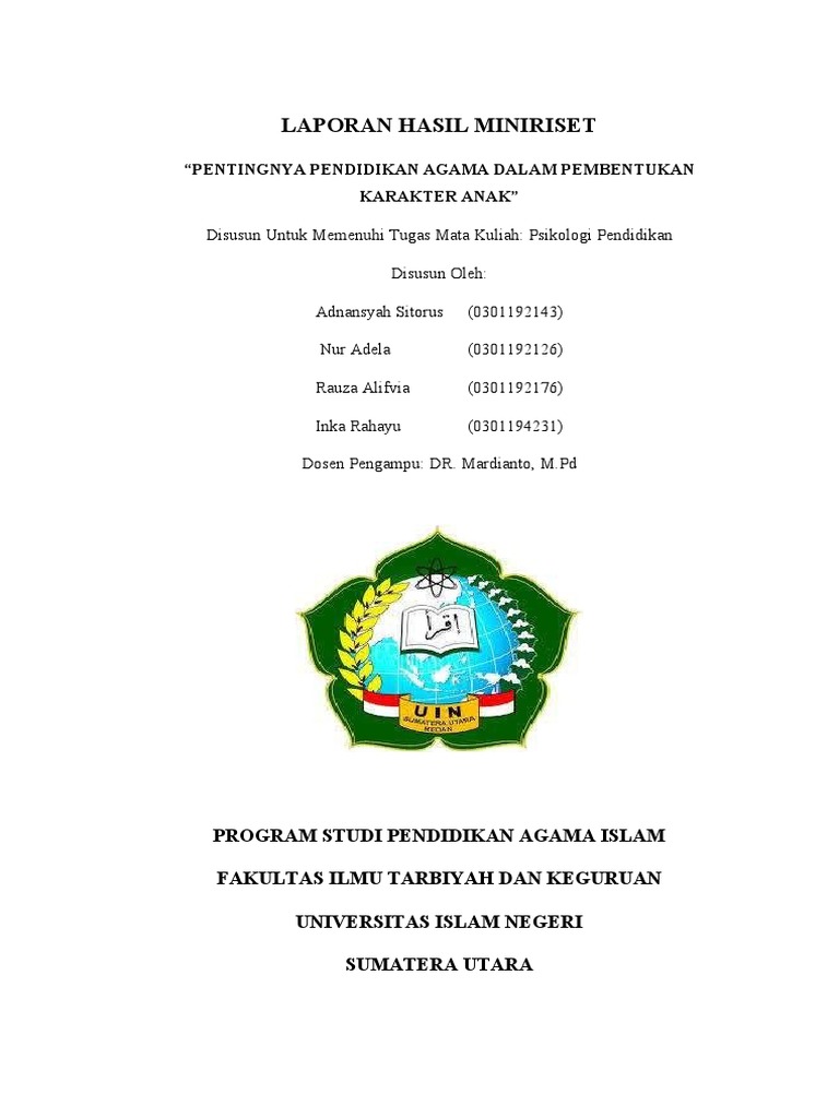 2020.iii - Pai.6.mini Riset - Kelompok 9 | PDF