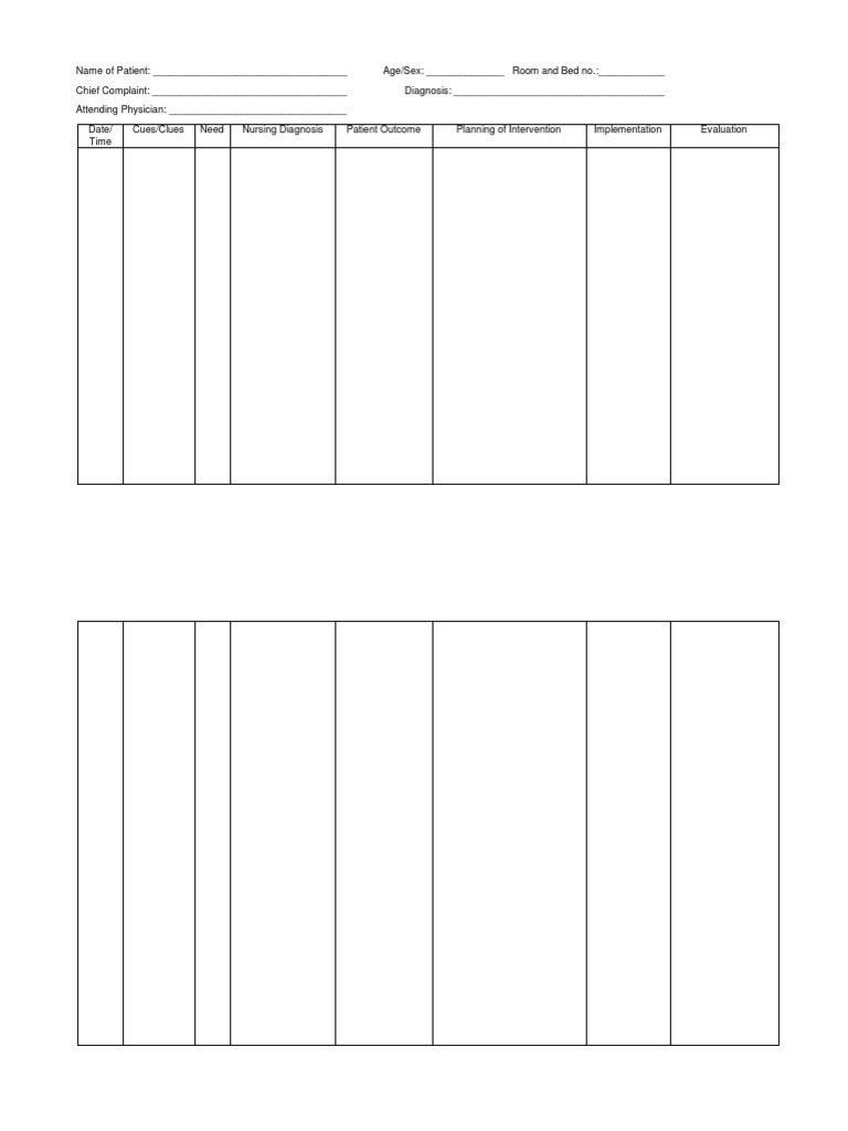 NCP Template PDF | PDF