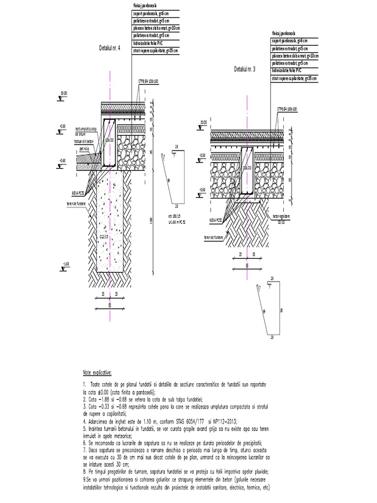 3.detalii Fundatii | PDF