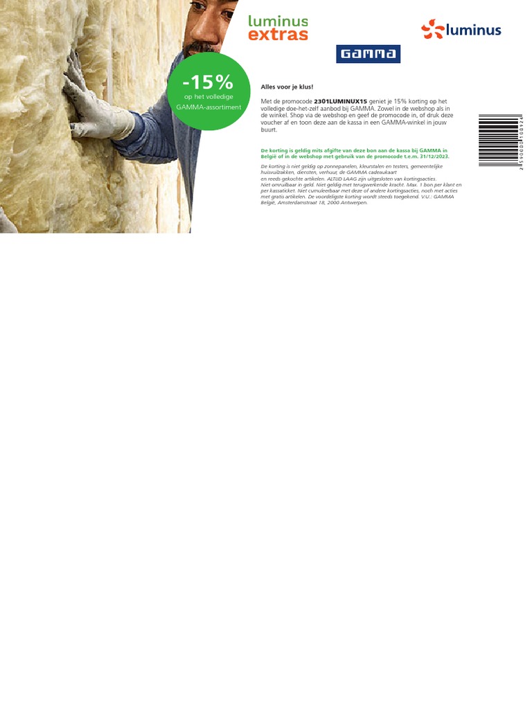 Extras Voucher Gamma NL 2023 PDF | PDF
