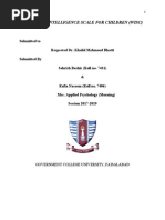 WIAT 4 Example | PDF