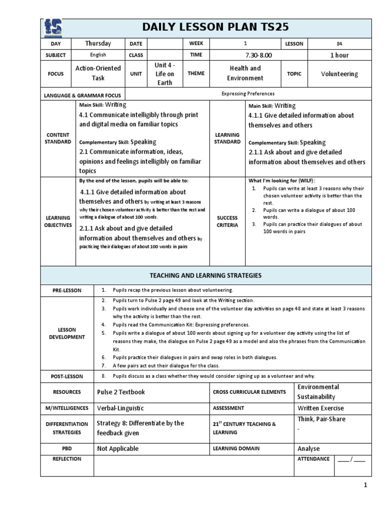 Lesson 84: Volunteering in English | PDF | Information | Communication