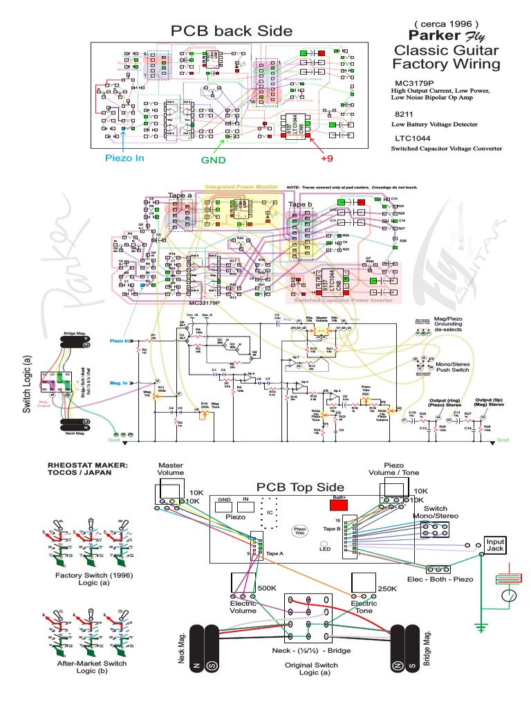 Parker Fly Schematic PDF | PDF | Electrical Engineering | Electricity