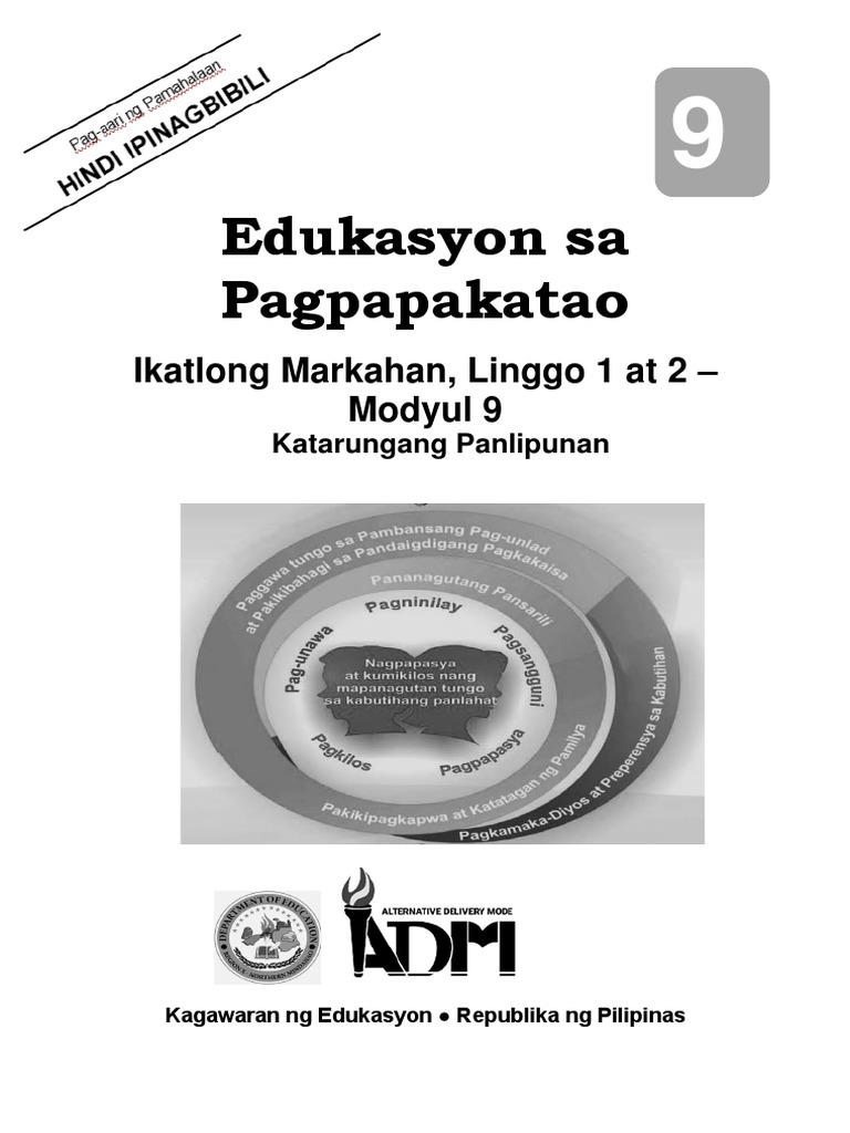 Esp9 q3 Mod9 Katarungang Panlipunan v4 | PDF
