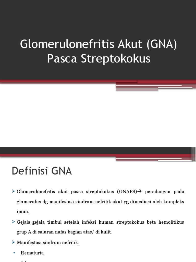 Glomerulonefritis Akut (GNA) | PDF