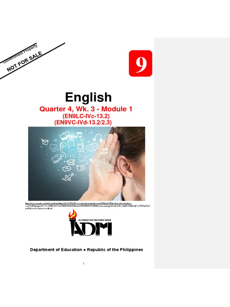 Eng9 Q4 Wk3 Mod16 Employ-Analytical-Listening-To-Make-Predictionprojections v2 | PDF