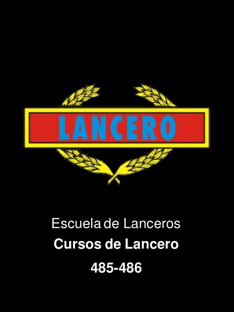 Lista de Empaque 2022 CURSO DE LANCERO 485-486 PDF | PDF