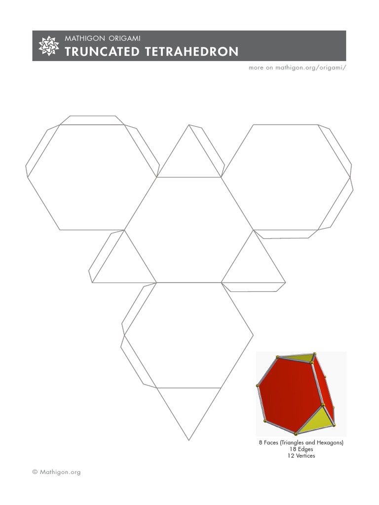 Truncated Tetrahedron | PDF